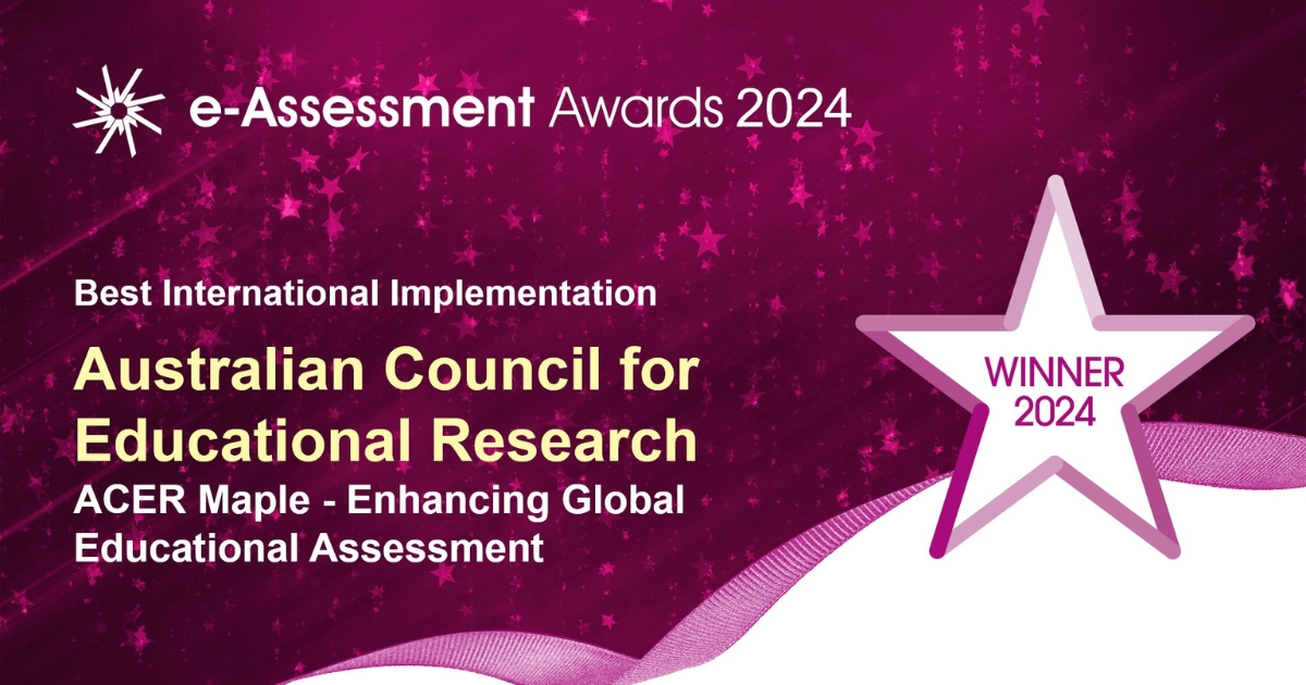 Software behind global student assessment a technology awards finalist ...