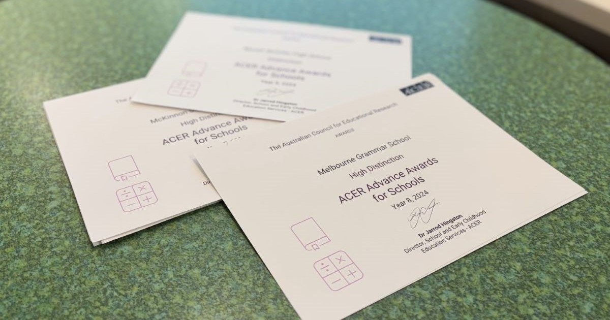 Winners of the 2024 ACER Advance Awards for Schools - PAT - ACER